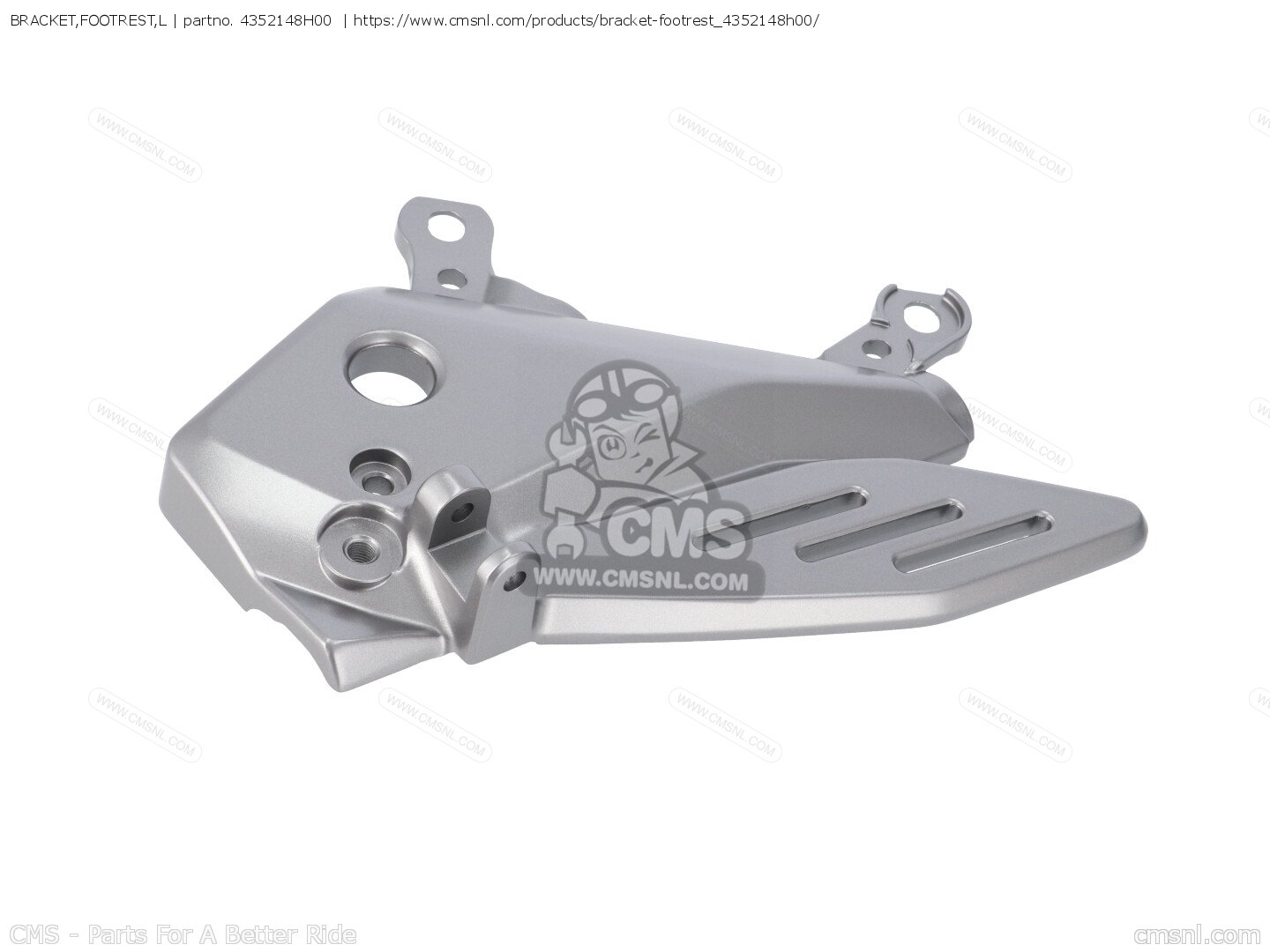4352148H00: BRACKET,FOOTREST,L Suzuki - buy the 43521-48H00 at CMSNL