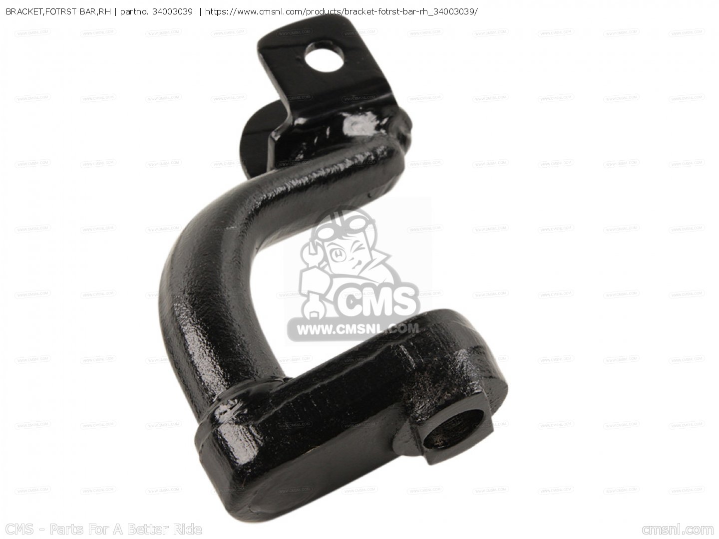 BRACKET,FOTRST BAR,RH for H1A 1971 CANADA - order at CMSNL