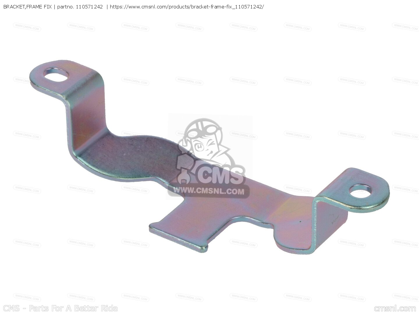 110571242: Bracket,frame Fix Kawasaki - buy the 11057-1242 at CMSNL