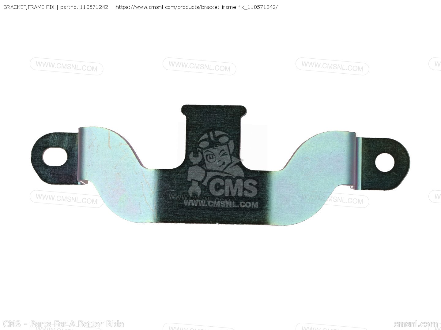 110571242: Bracket,frame Fix Kawasaki - buy the 11057-1242 at CMSNL