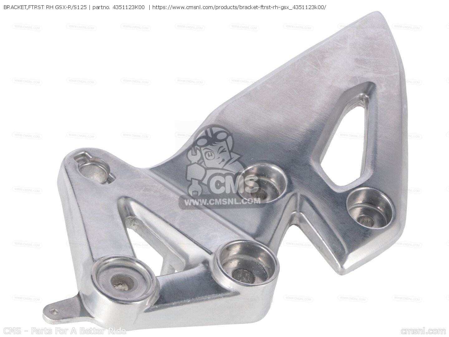 BRACKET,FTRST RH GSX-R/S125 für Suzuki - Bestellung bei CMSNL