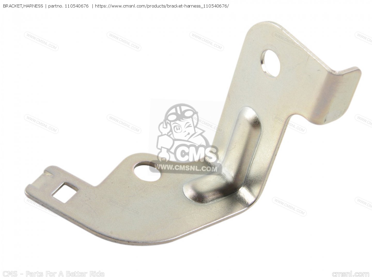 110540676: Bracket,harness Kawasaki - buy the 11054-0676 at CMSNL