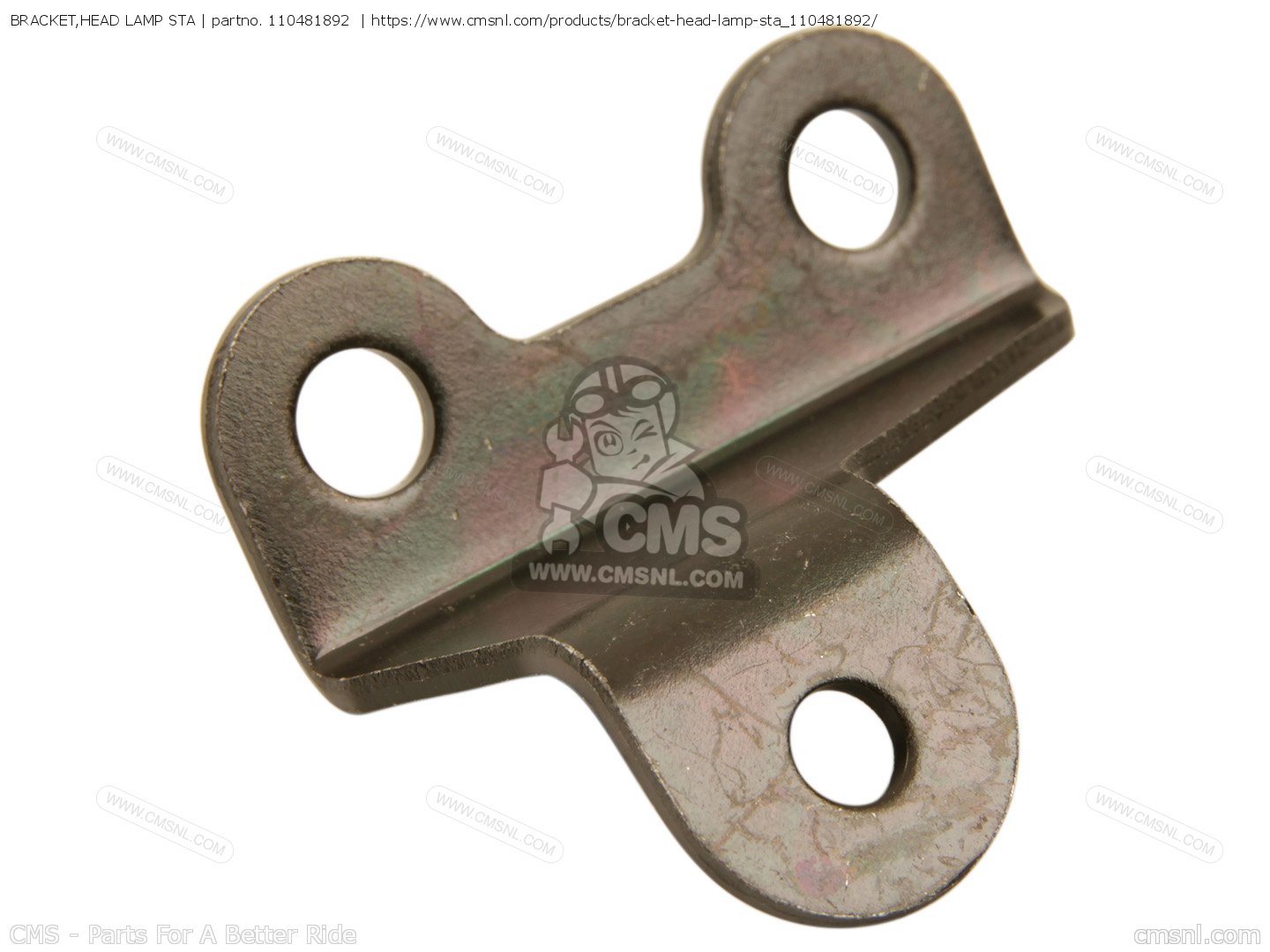 110481892: BRACKET,HEAD LAMP STA Kawasaki - buy the 11048-1892 at CMSNL