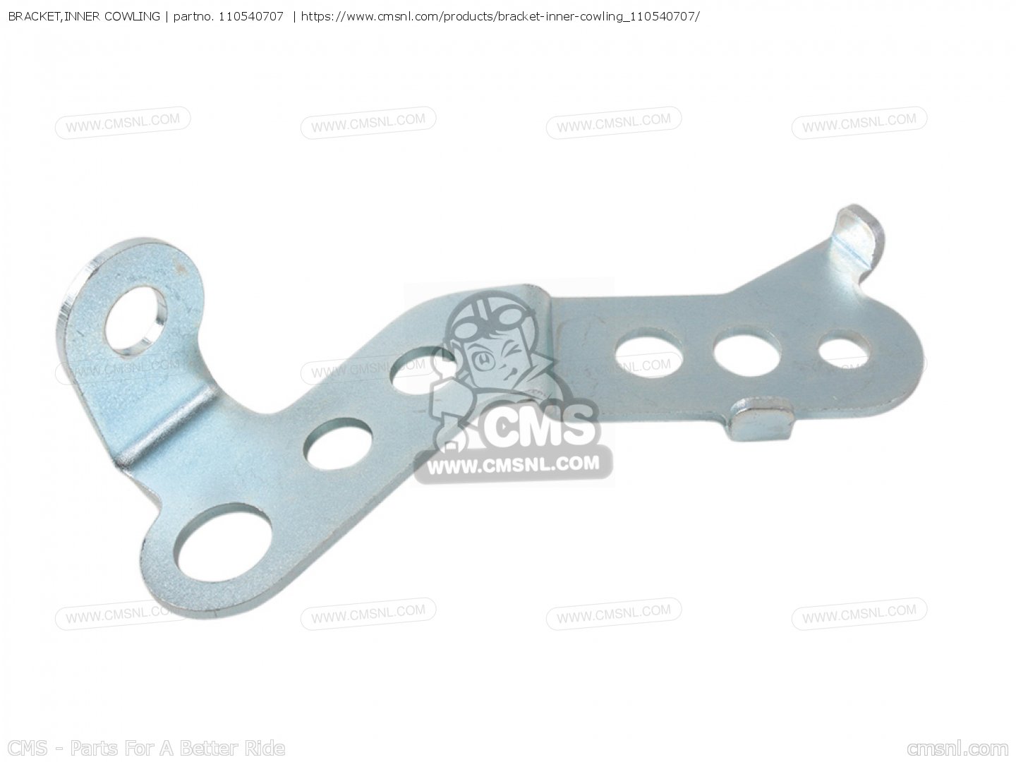 110540707: Bracket,inner Cowling Kawasaki - buy the 11054-0707 at CMSNL