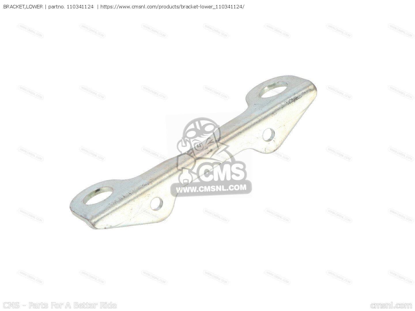 110341124: Bracket,lower Kawasaki - buy the 11034-1124 at CMSNL