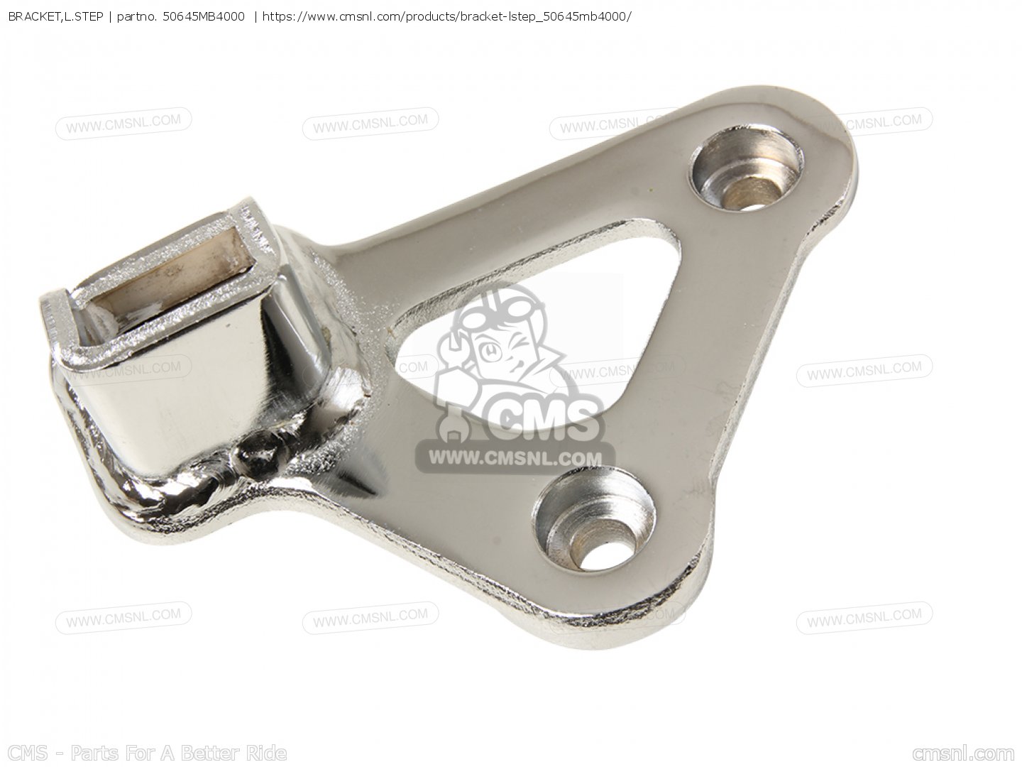 50645MB4000: BRACKET,L.STEP Honda - buy the 50645-MB4-000 at CMSNL
