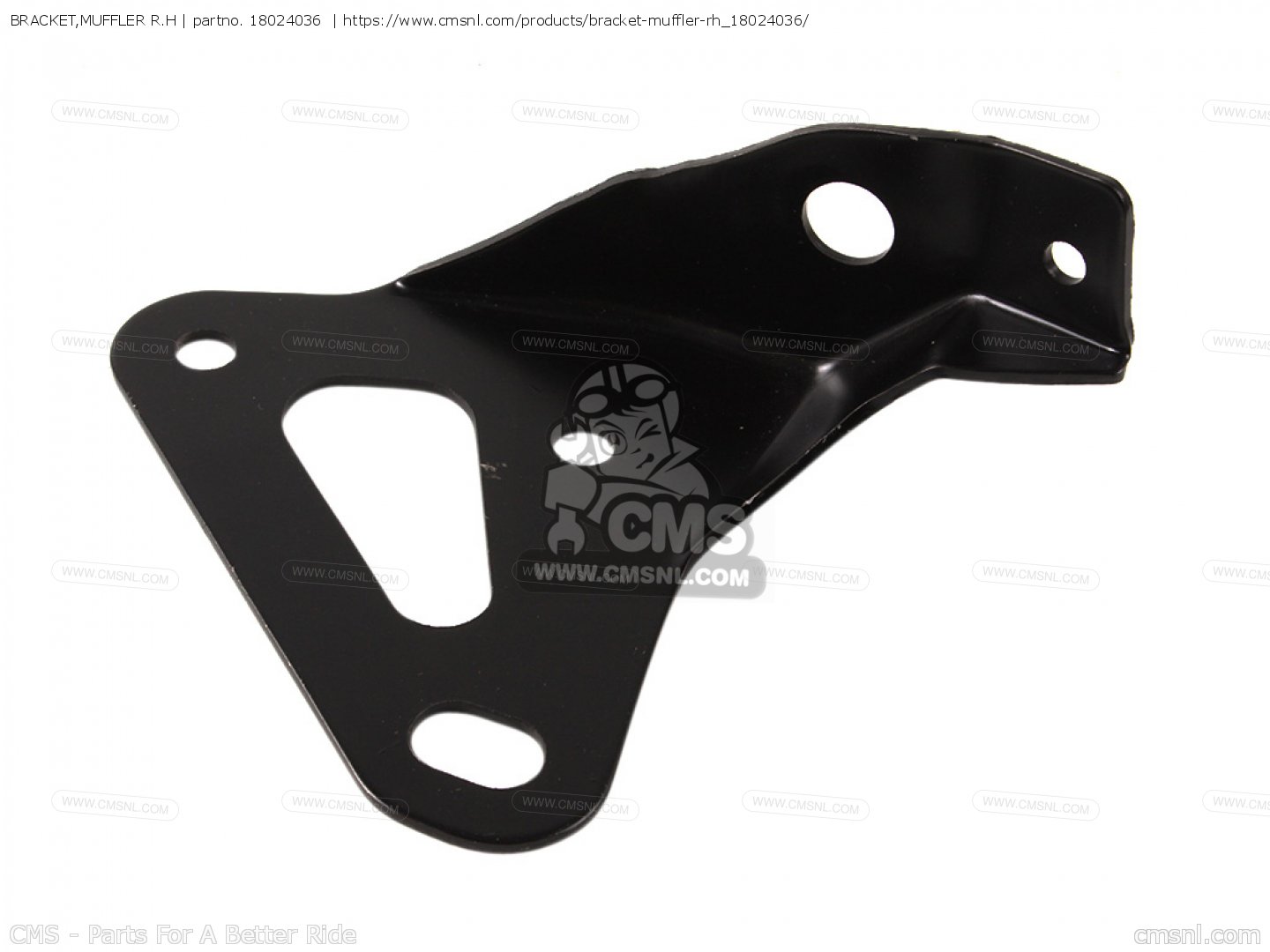 18024036: BRACKET,MUFFLER R.H Kawasaki - buy the 18024-036 at CMSNL