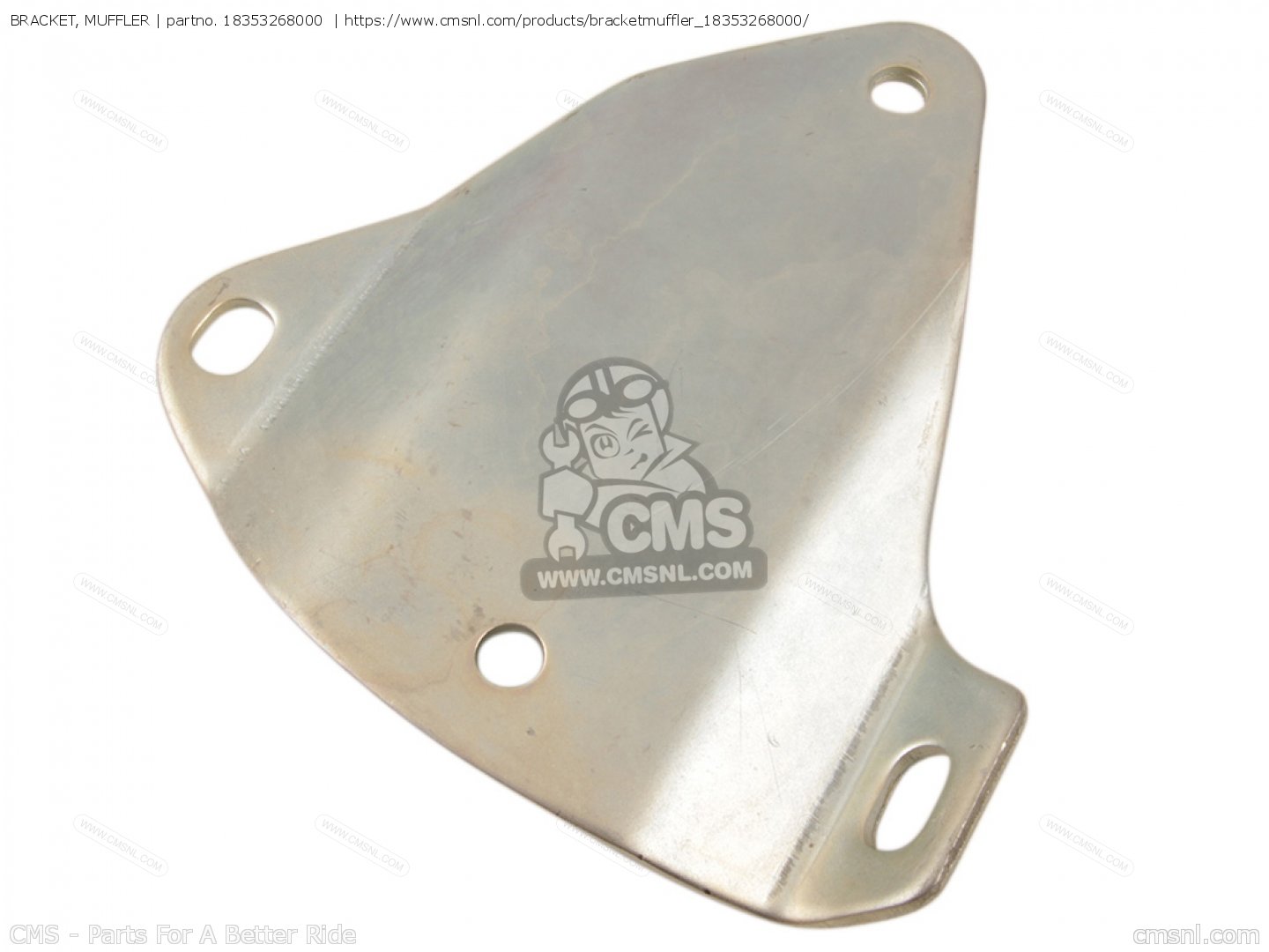 18353268000: Bracket, Muffler Honda - buy the 18353-268-000 at CMSNL
