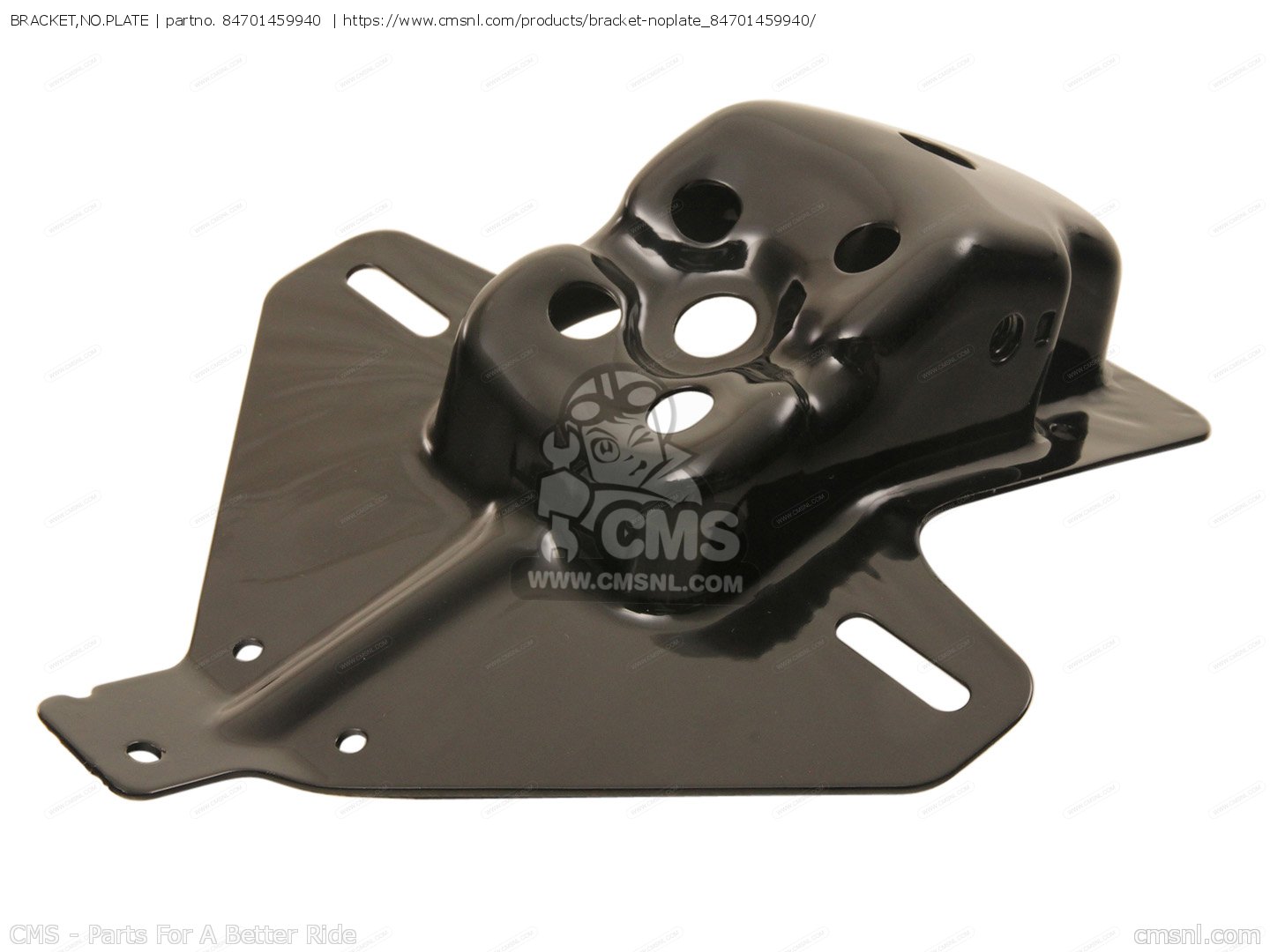 84701459940: BRACKET,NO.PLATE Honda - buy the 84701-459-940 at CMSNL