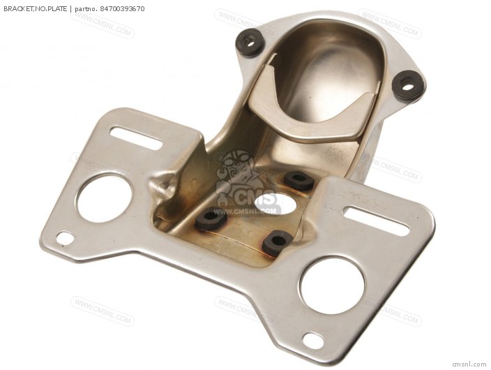 84700393670: Bracket,no.plate Honda - buy the 84700-393-670 at CMSNL