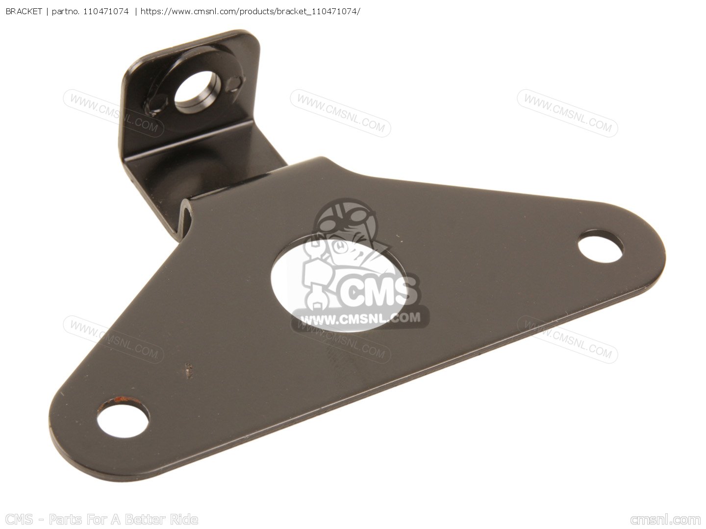 110471074: BRACKET,REAR FENDER Kawasaki - buy the 11047-1074 at CMSNL