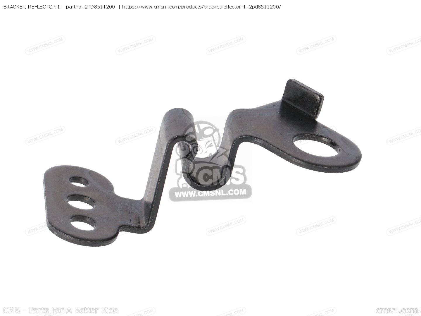 2PD8511200: Bracket, Reflector 1 Yamaha - buy the 2PD-85112-00-00 at CMSNL