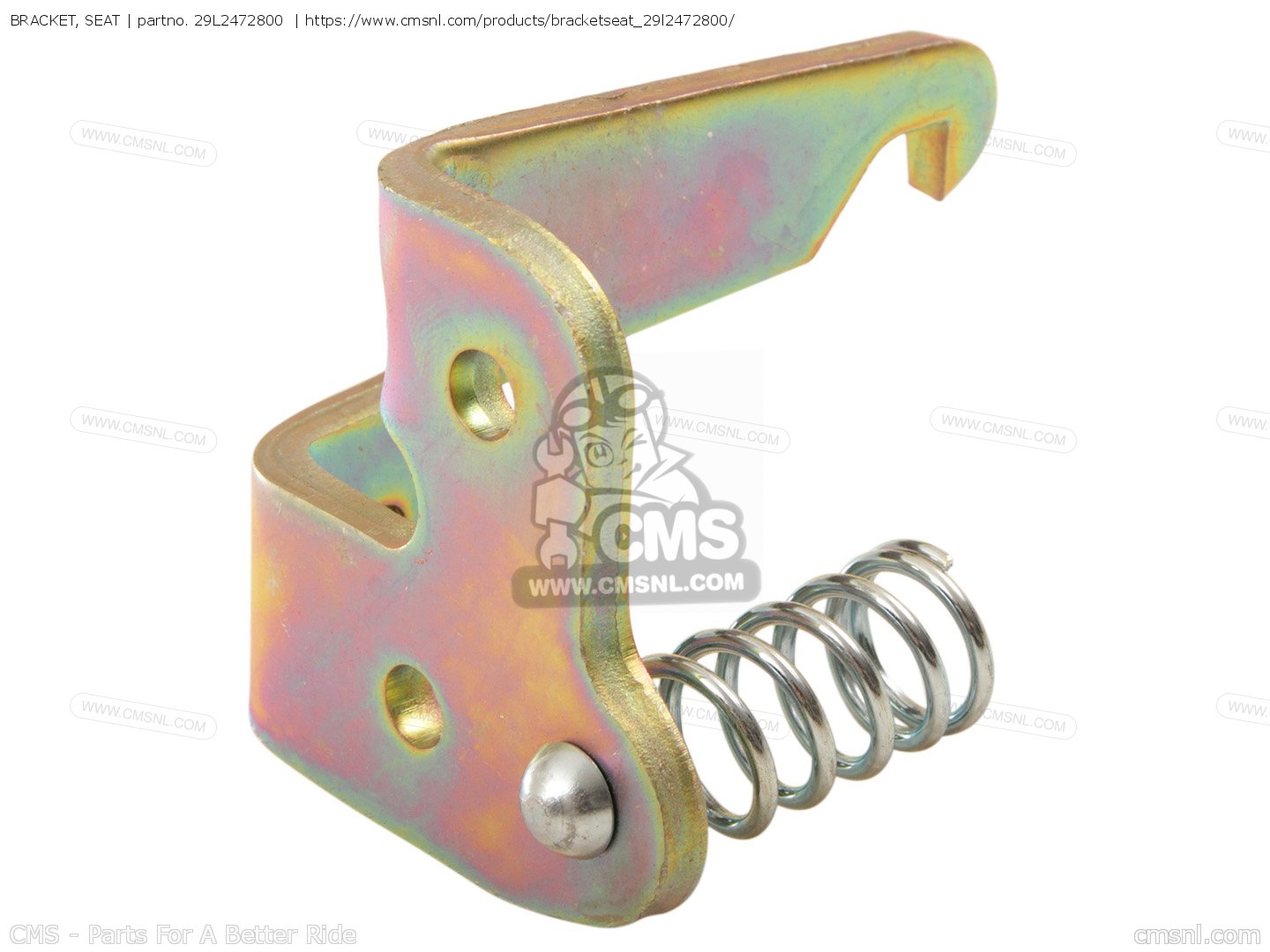 BRACKET, SEAT for RZ350 1984 (E) USA - order at CMSNL