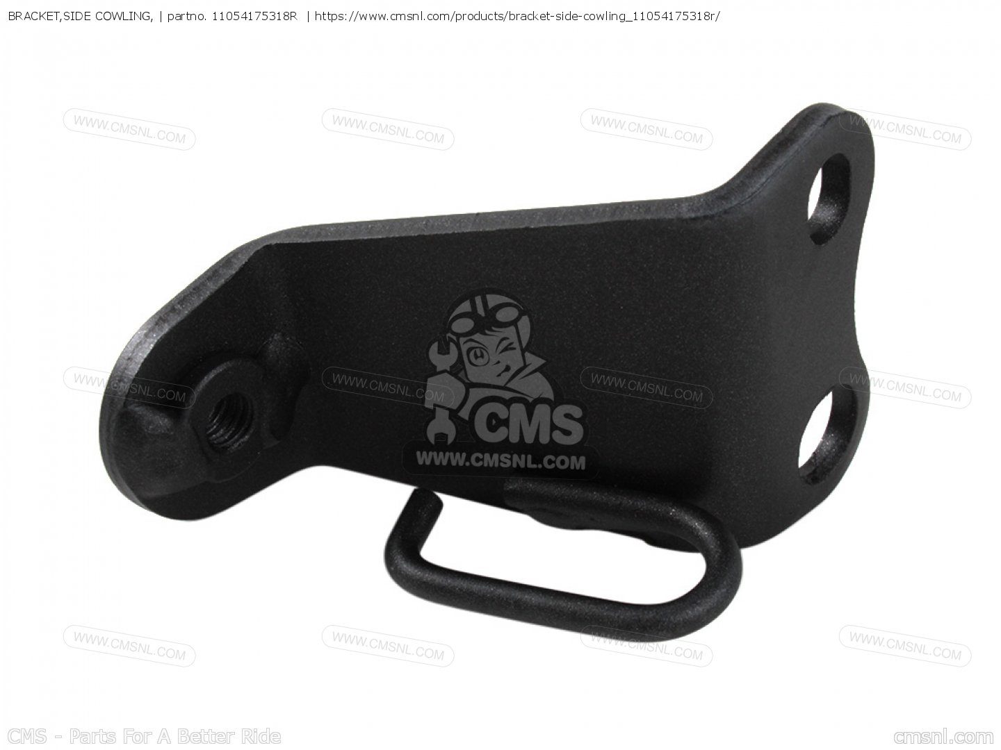 11054175318R: Bracket,side Cowling, Kawasaki - buy the 11054-1753-18R ...