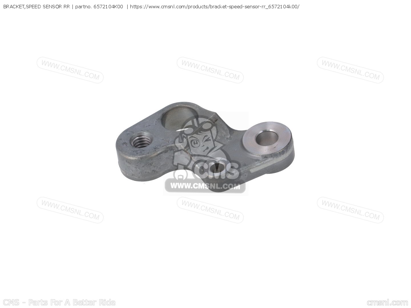 6572104K00: Bracket,speed Sensor Rr Suzuki - buy the 65721-04K00 at CMSNL