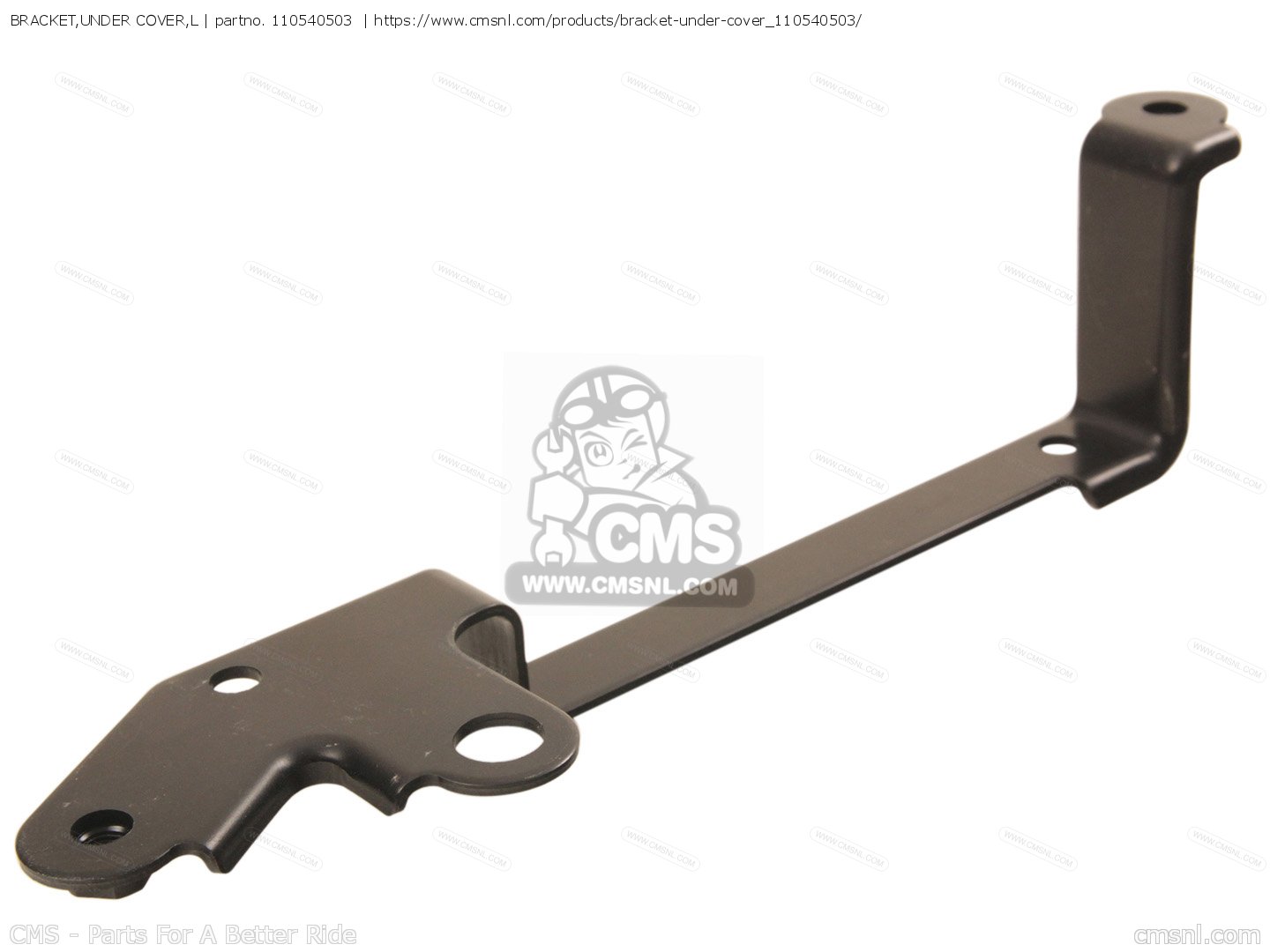 110540503: Bracket,under Cover,l Kawasaki - buy the 11054-0503 at CMSNL