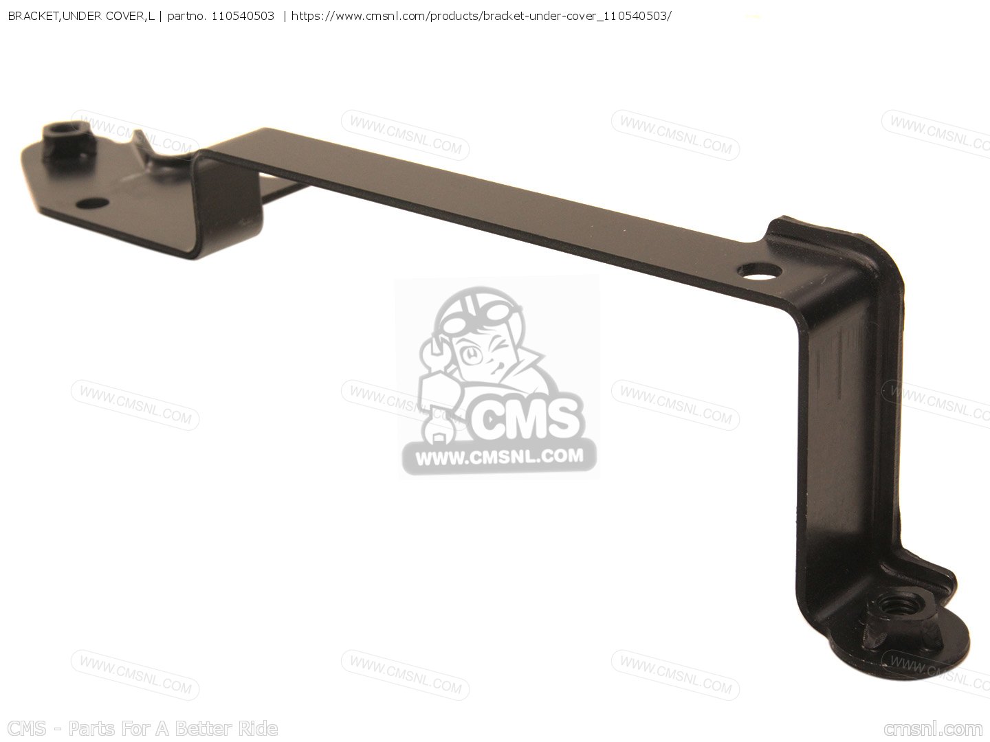 110540503: Bracket,under Cover,l Kawasaki - buy the 11054-0503 at CMSNL