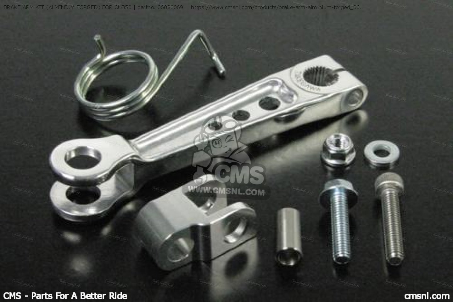 06080069: BRAKE ARM KIT (ALMINIUM FORGED) FOR CUB50 Takegawa - buy the ...
