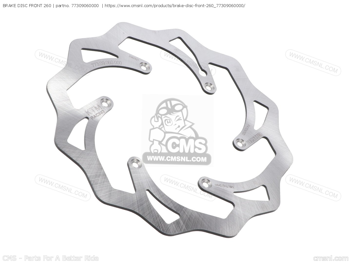 77309060000: BRAKE DISC FRONT 260 KTM - kaufen Sie den 77309060000 bei ...