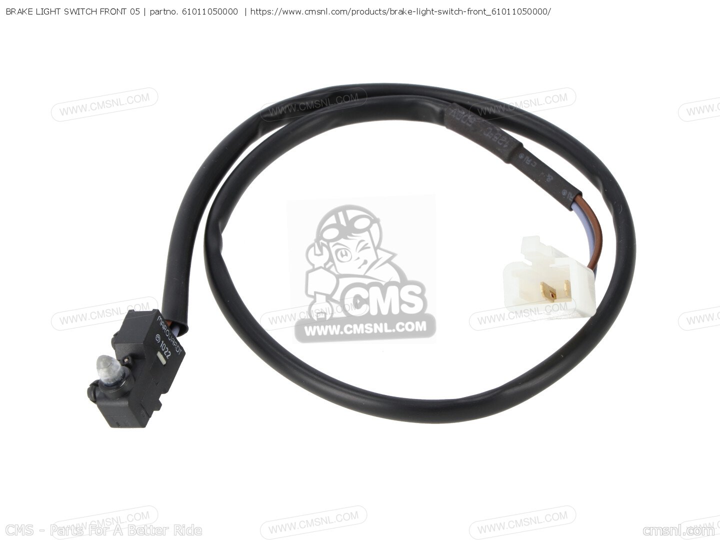 61011050000: BRAKE LIGHT SWITCH FRONT 05 KTM - buy the 61011050000 at CMSNL