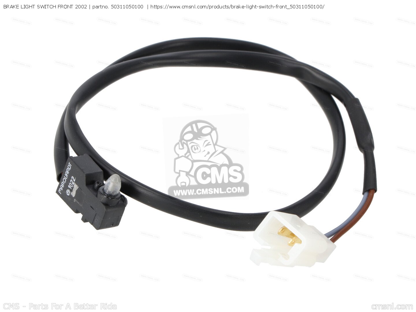 50311050100: BRAKE LIGHT SWITCH FRONT 2002 KTM - buy the 50311050100 at CMSNL