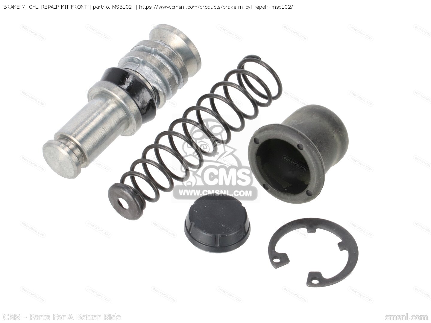 BRAKE M. CYL. REPAIR KIT FRONT for TOURMAX - order at CMSNL