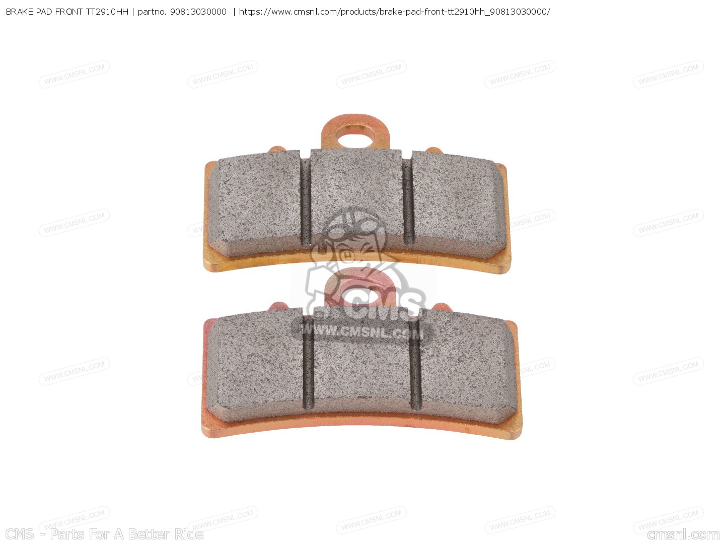 BRAKE PAD FRONT TT2910HH for 390 Adventure, orange - CKD CO 2020 ...