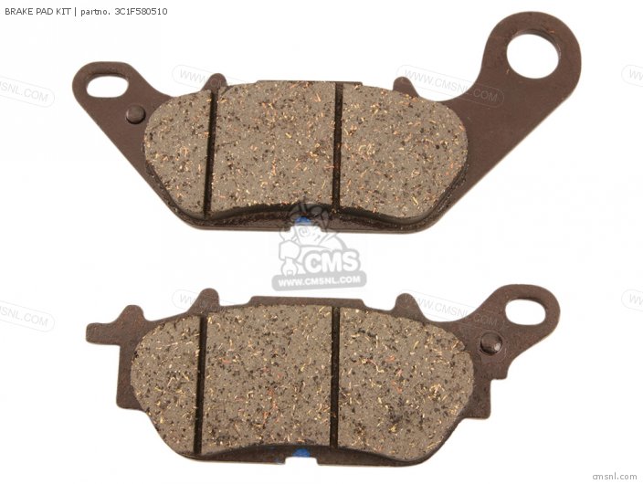 3C1F580510: BRAKE PAD KIT (NAS) Yamaha - buy the 3C1-F5805-10-00 at CMSNL
