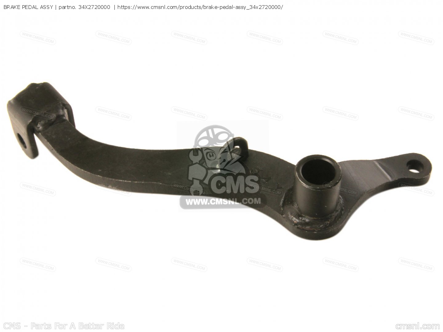 34X2720000: Brake Pedal Assy Yamaha - buy the 34X-27200-00 at CMSNL