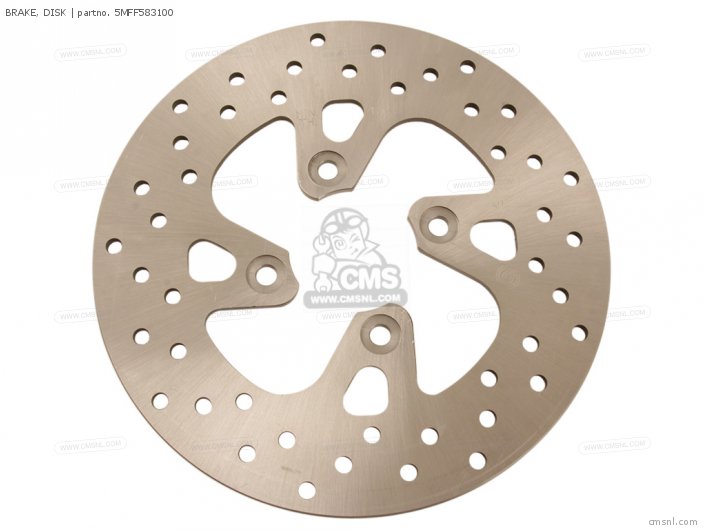 5MFF583100: Brake, Disk Yamaha - buy the 5MF-F5831-00 at CMSNL