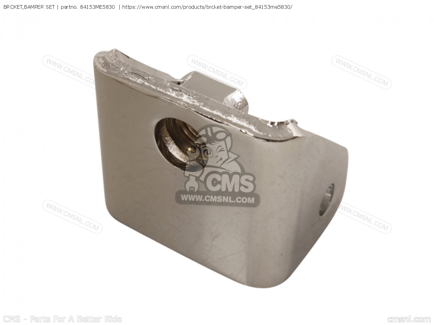 84153ME5830: BRCKET,BAMPER SET Honda - buy the 84153-ME5-830 at CMSNL