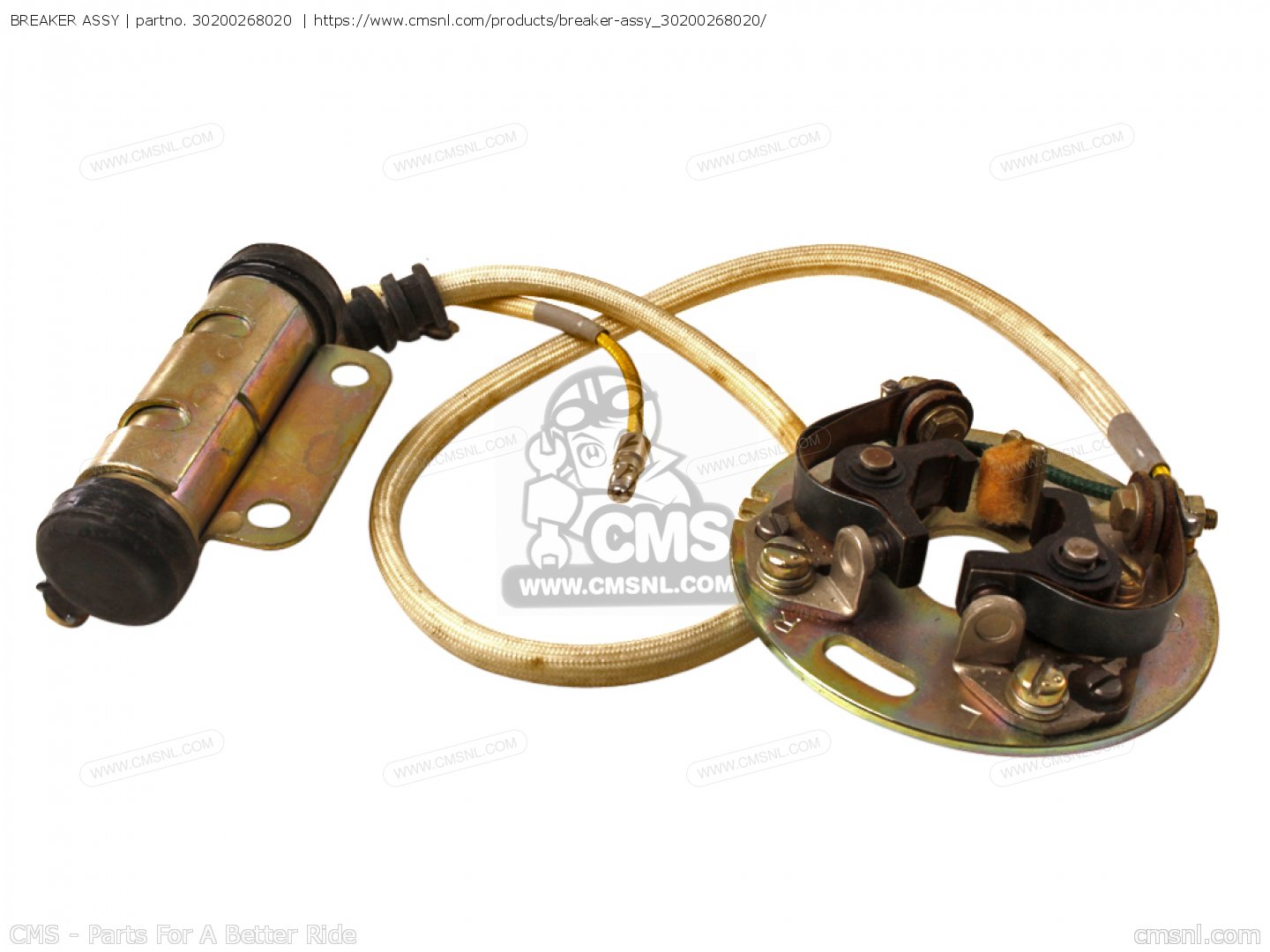 BREAKER ASSY for CB72 HAWK '60 '61 '62 '63 '64I '64II GENERAL EXPORT ...