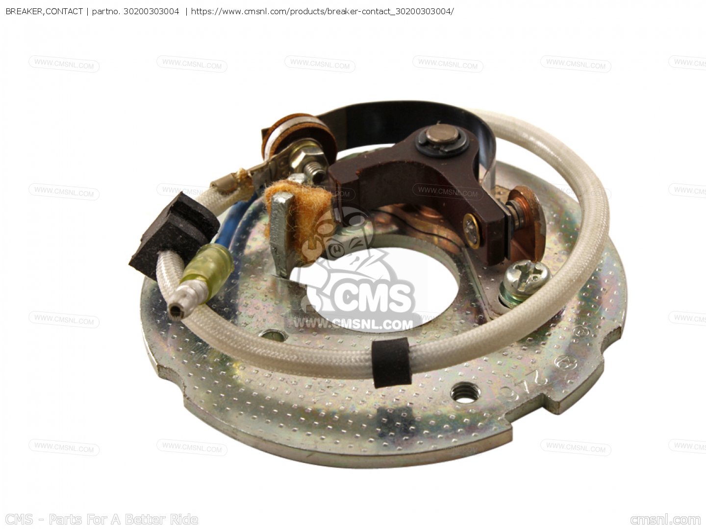30200303004: BREAKER,CONTACT Honda - buy the 30200-303-004 at CMSNL