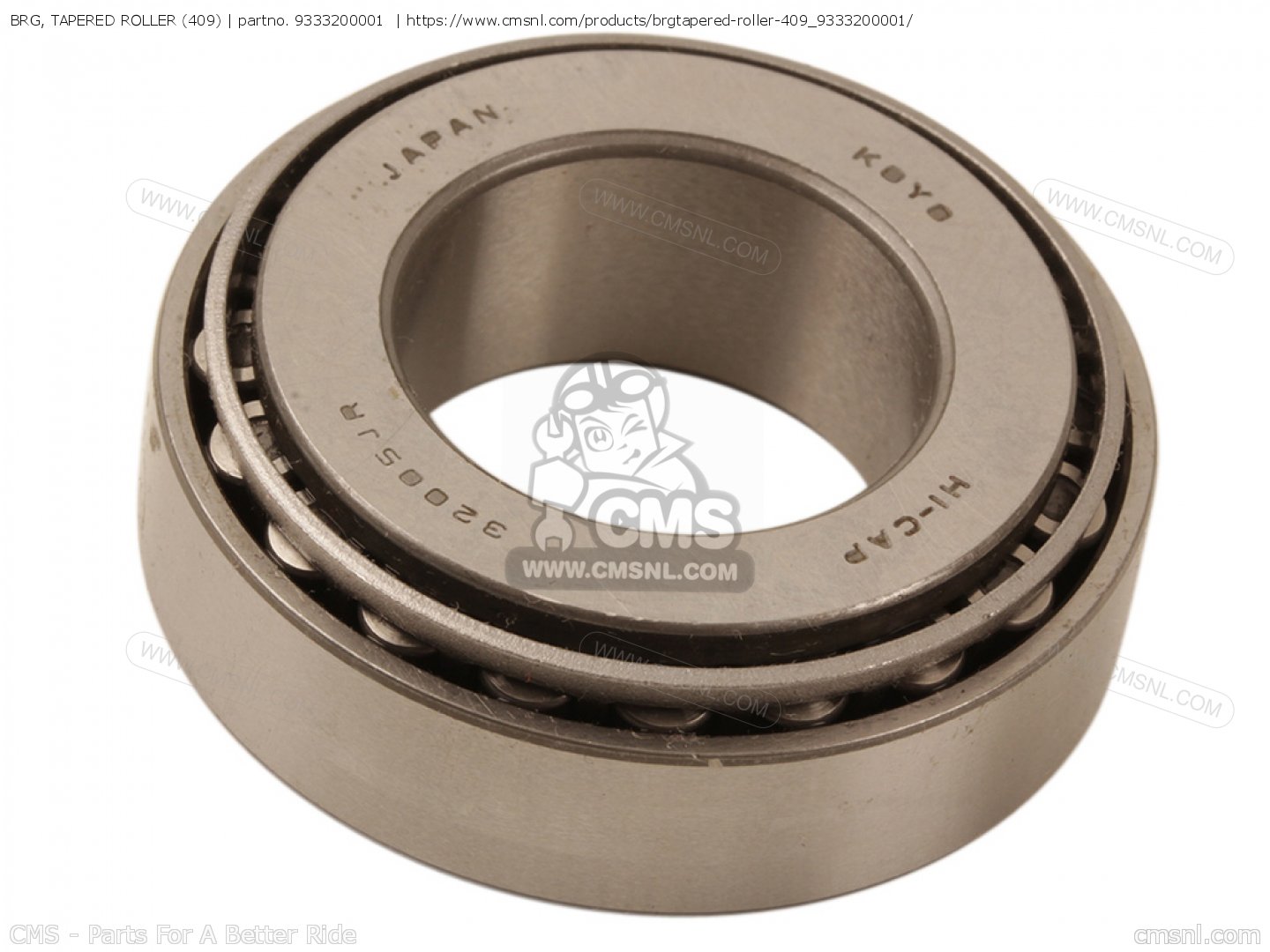 BRG, TAPERED ROLLER (409) for Yamaha - order at CMSNL