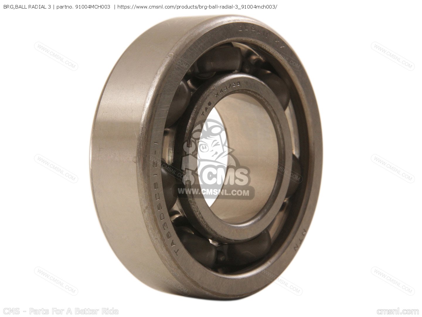 91004MCH003: Brg,ball Radial 3 Honda - buy the 91004-MCH-003 at CMSNL