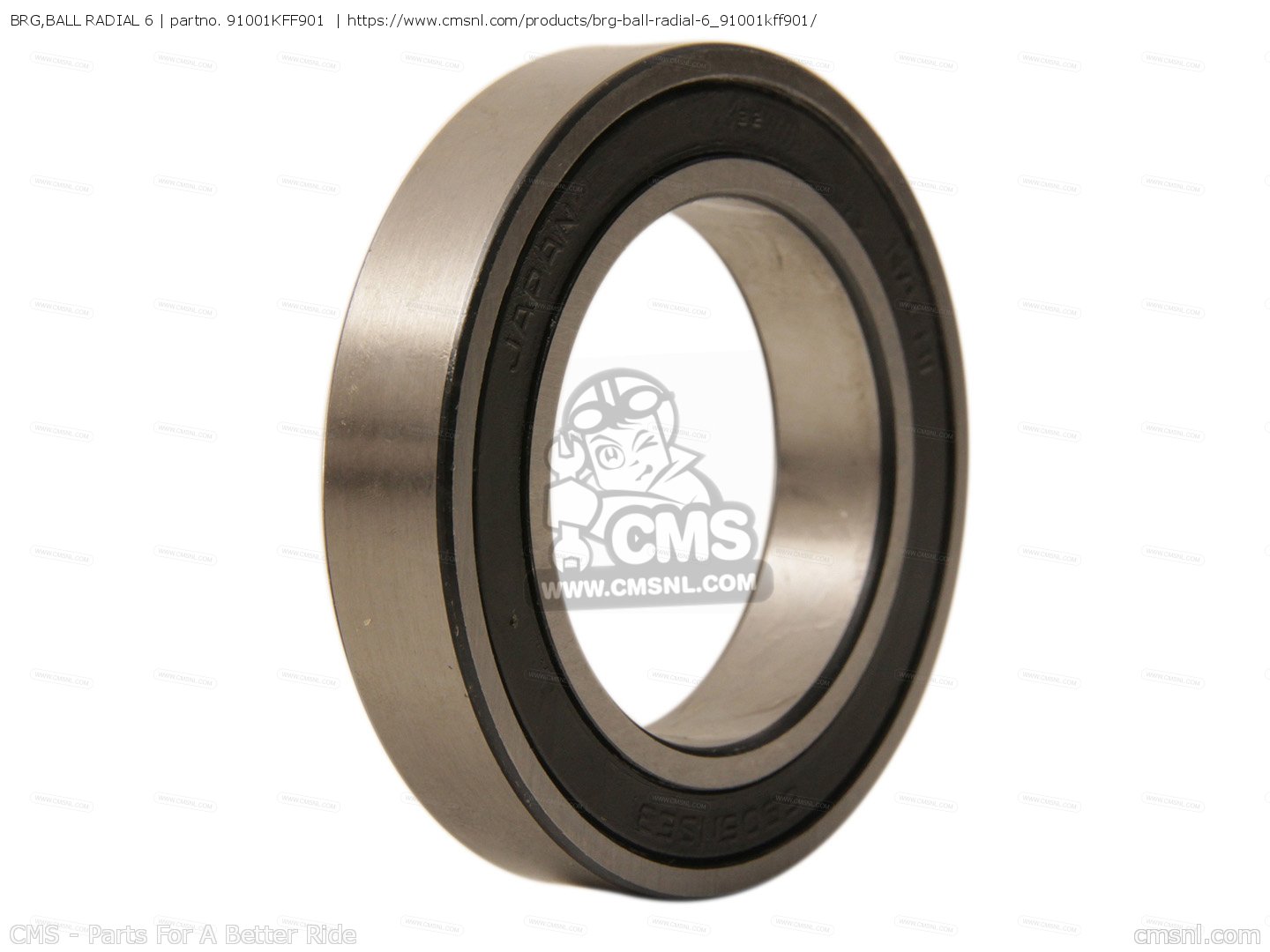 91001KFF901: Brg,ball Radial 6 Honda - buy the 91001-KFF-901 at CMSNL