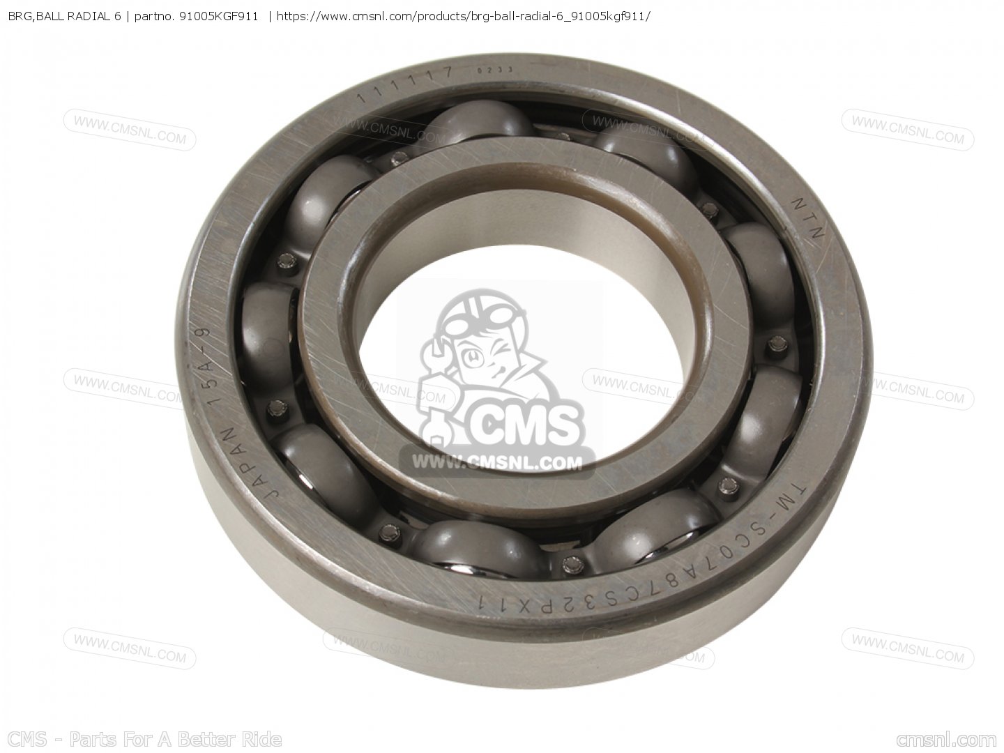 91005KGF911: BRG,BALL RADIAL 6 Honda - buy the 91005-KGF-911 at CMSNL