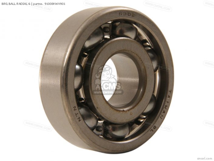 91008KWN901: Brg,ball Radial 6 Honda - buy the 91008-KWN-901 at CMSNL