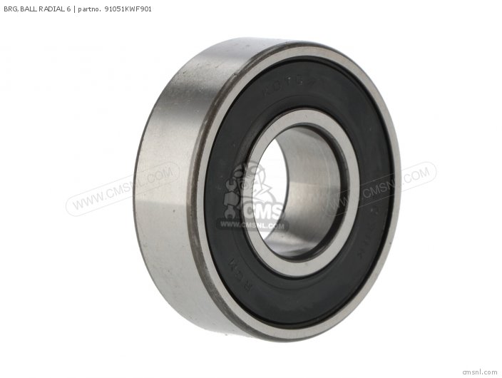 91051KWF901: BRG,BALL RADIAL 6 Honda - buy the 91051-KWF-901 at CMSNL