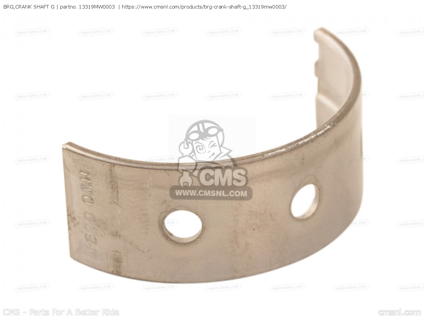 13319MW0003: BRG,CRANK SHAFT G Honda - buy the 13319-MW0-003 at CMSNL