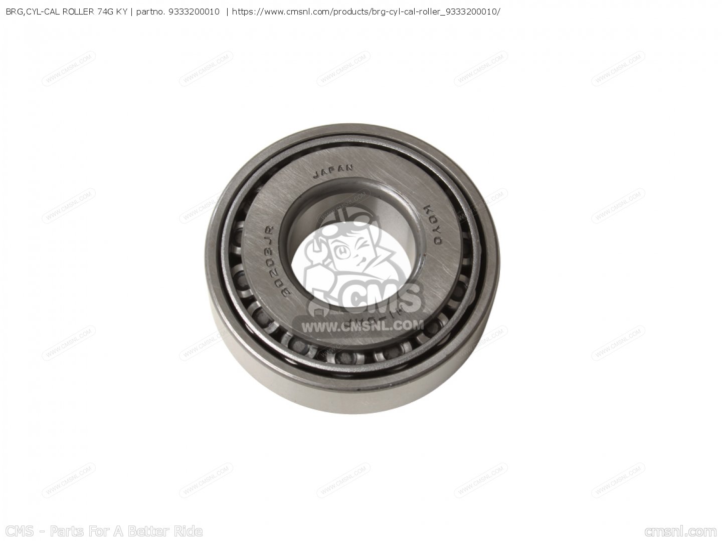 BRG,CYL-CAL ROLLER 74G KYをYamahaに - CMSNLで注文