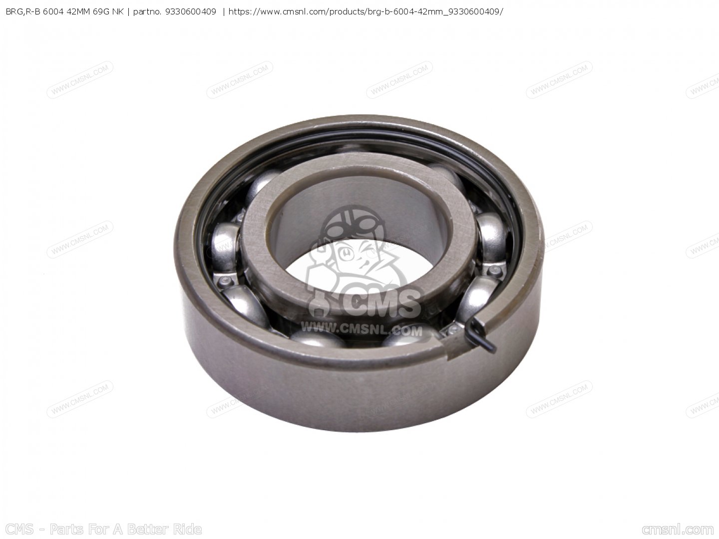 9330600409: BRG,R-B 6004 42MM 69G NK Yamaha - buy the 93306-00409-00 at ...