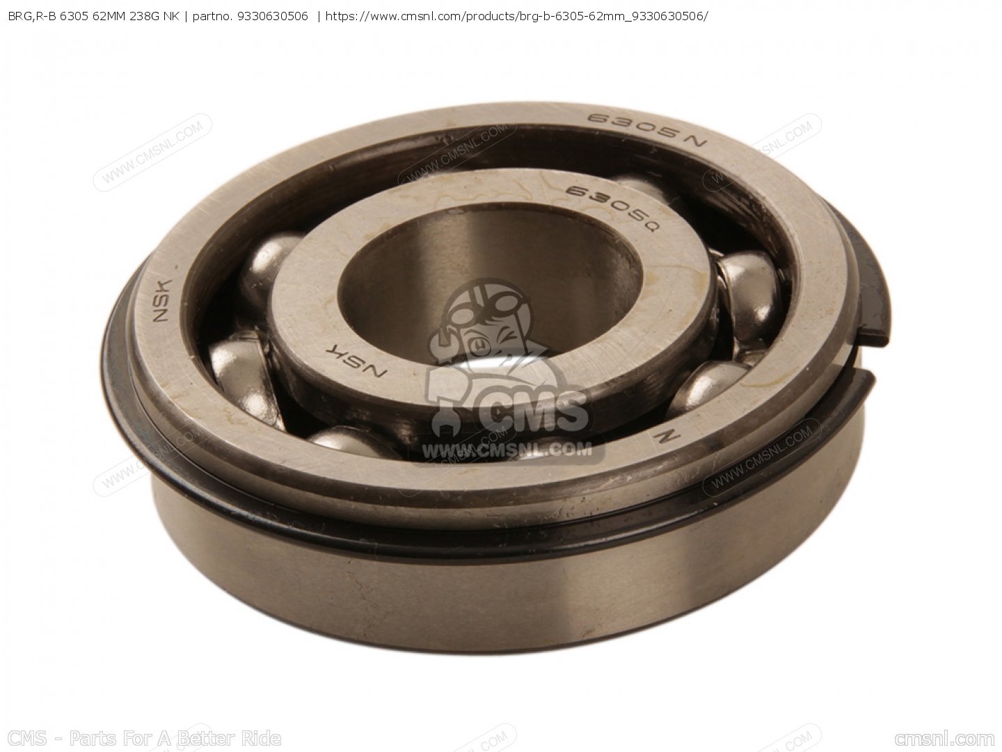 9330630506: BRG,R-B 6305 62MM 238G NK Yamaha - buy the 93306-30506-00 ...