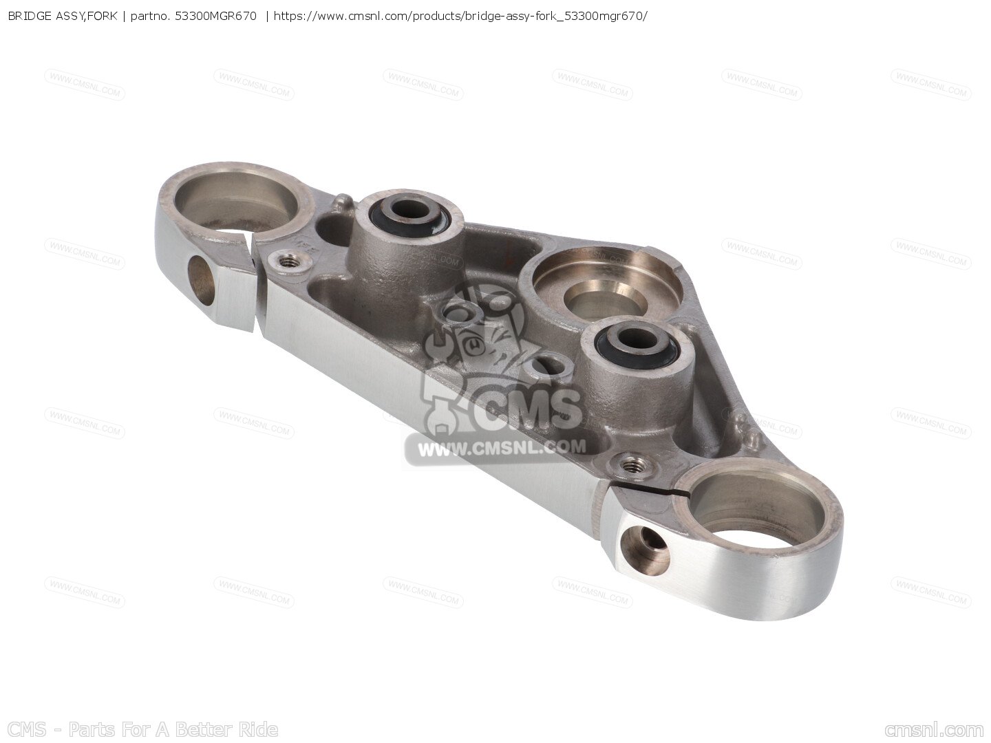53300MGR670: Bridge Assy,fork Honda - buy the 53300-MGR-670 at CMSNL