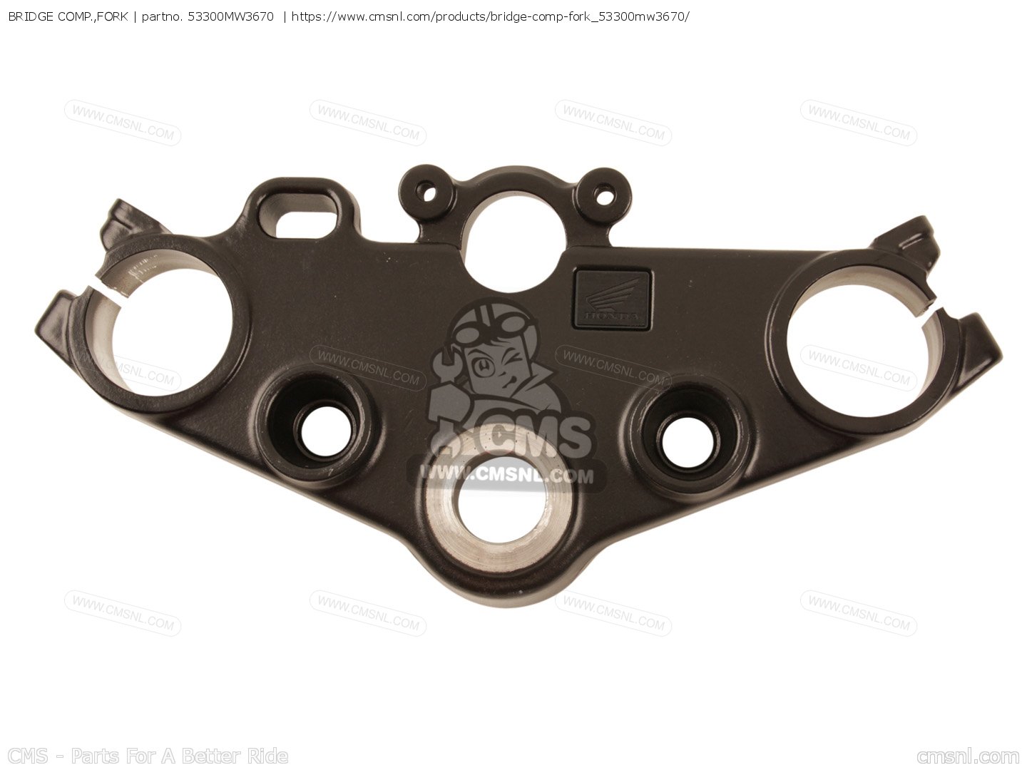 53300MW3670: Bridge Comp.,fork Honda - buy the 53300-MW3-670 at CMSNL