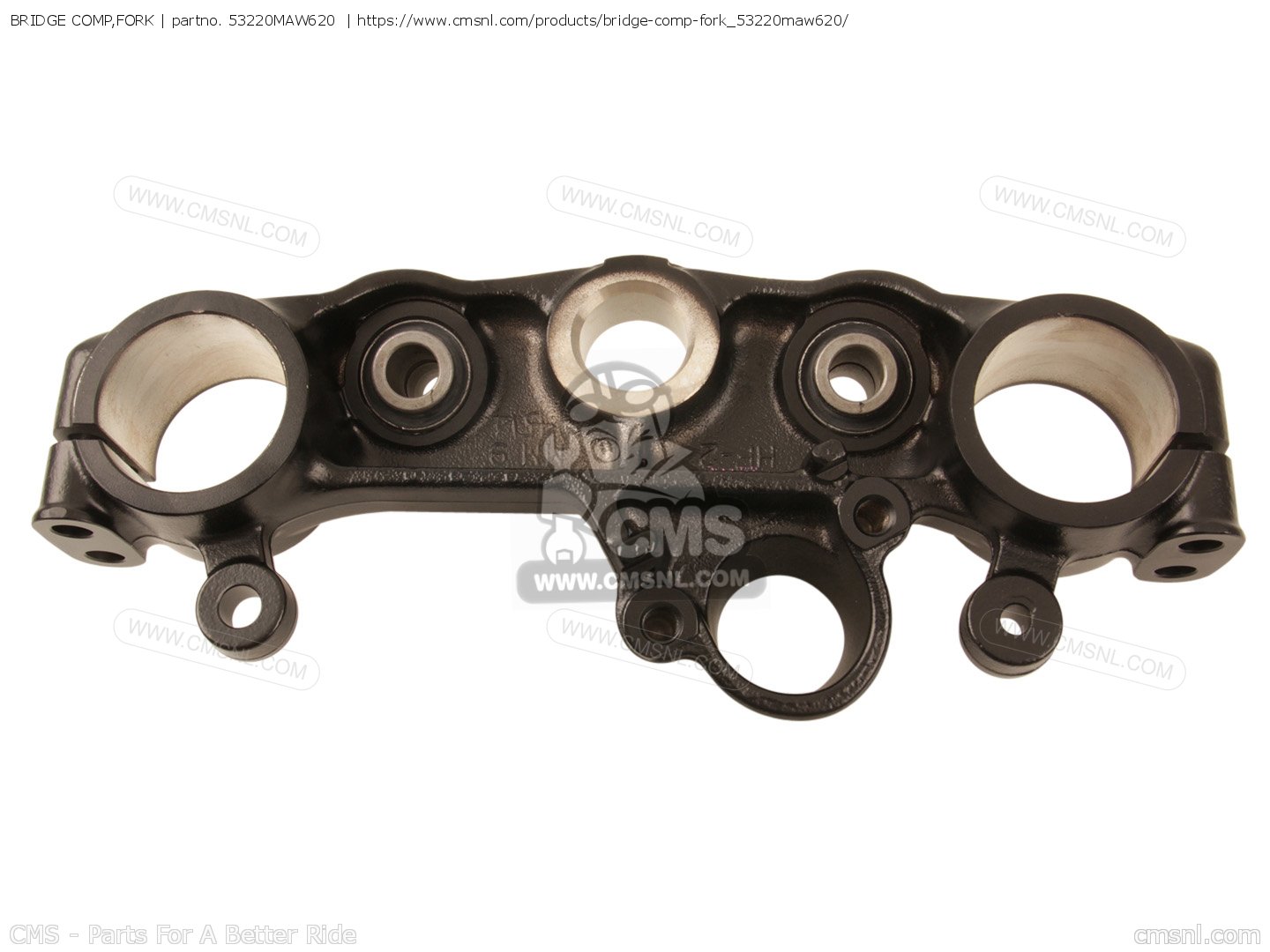53220MAW620: BRIDGE COMP,FORK Honda - buy the 53220-MAW-620 at CMSNL