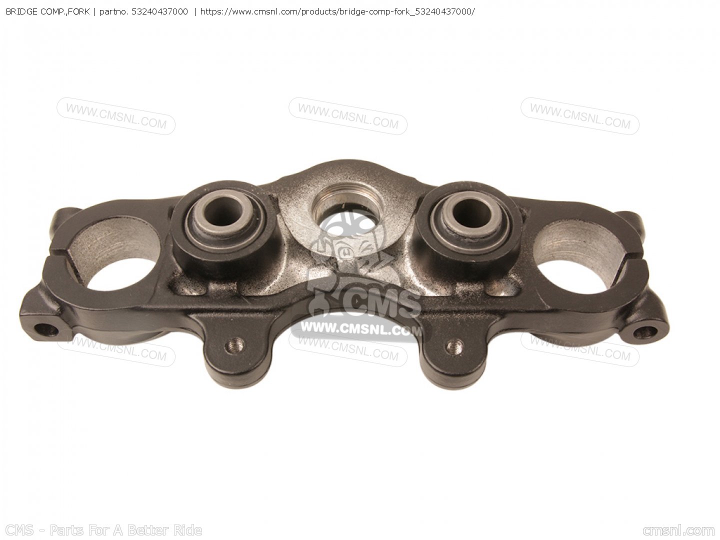 53240437000: BRIDGE COMP.,FORK Honda - buy the 53240-437-000 at CMSNL