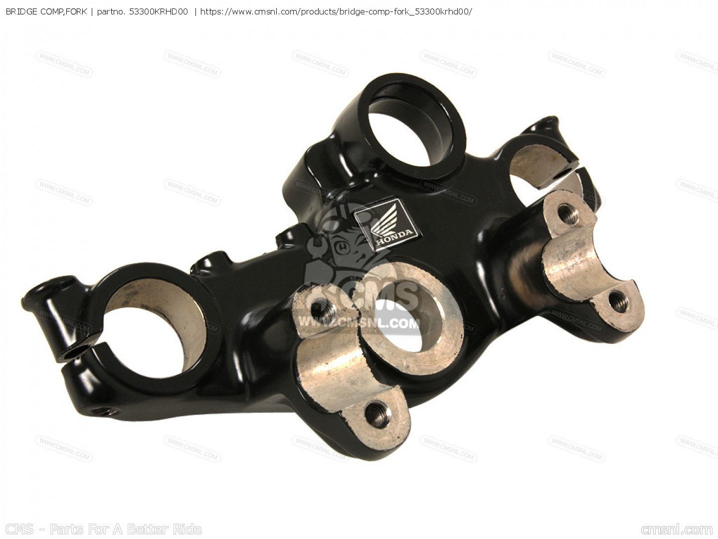 53300KRHD00: BRIDGE COMP,FORK Honda - buy the 53300-KRH-D00 at CMSNL