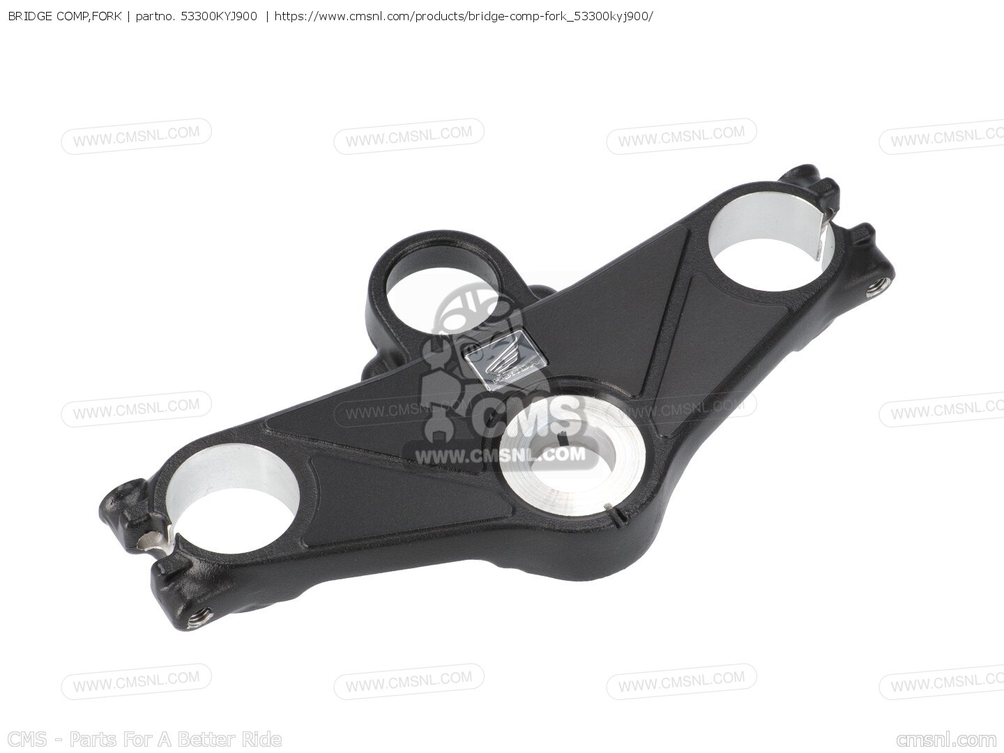 53300KYJ900: Bridge Comp,fork Honda - buy the 53300-KYJ-900 at CMSNL