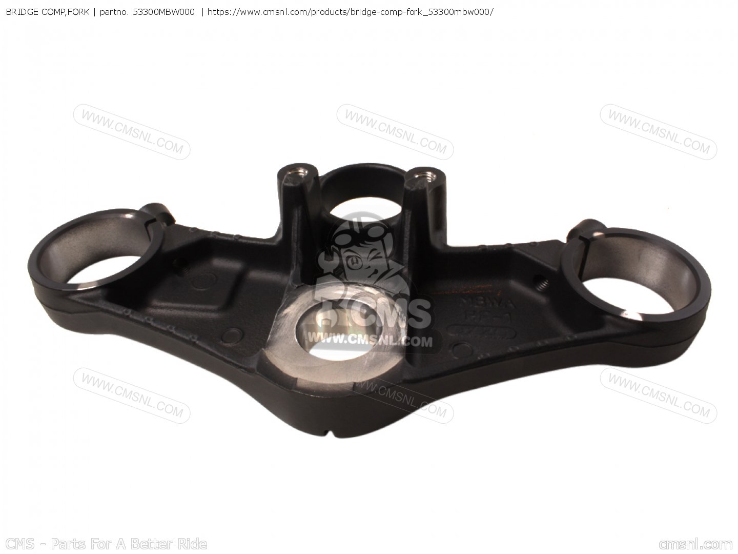 53300MBW000: BRIDGE COMP,FORK Honda - buy the 53300-MBW-000 at CMSNL